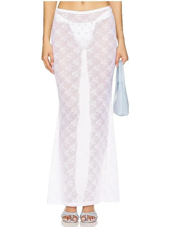 MONTCE Natalia Lace Skirt - Flat Bows Lace