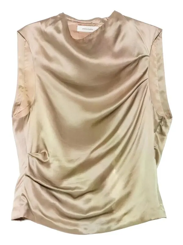 ENTIRE STUDIOS Droop Tank - Brown