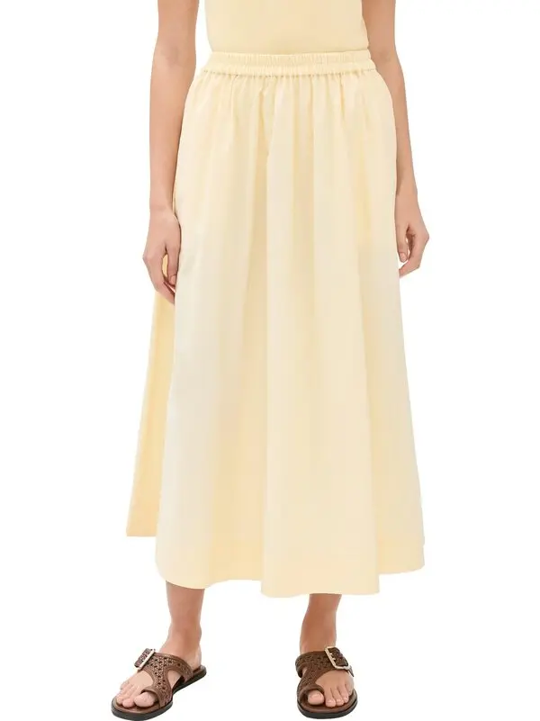 ALIGNE Natalie Midi Skirt - Yellow