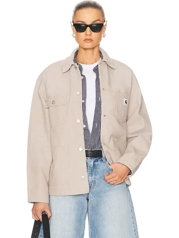 Carhartt Work In Progress Og Michigan Coat - Dusky Beige