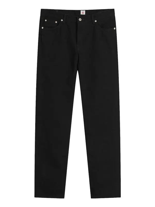 Edwin Regular Tapered Jeans - Black Unwashed