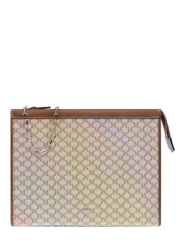 Max Mara Mmtroussem Clutch Bag - Neutrals