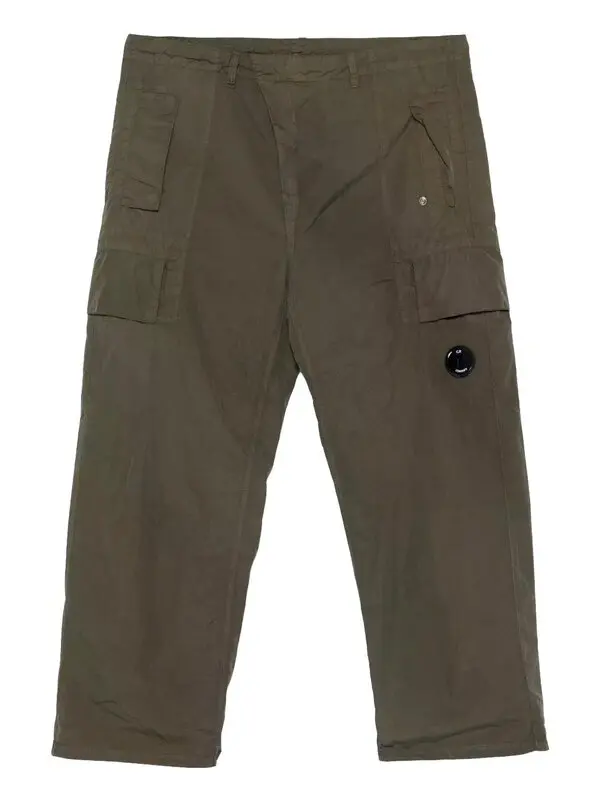 C.P. COMPANY Straight-leg Cargo Pants - Green