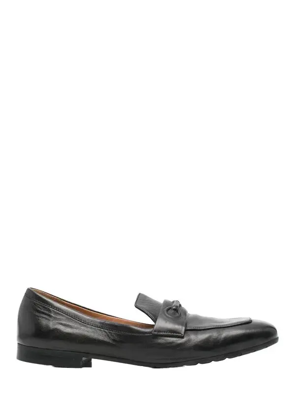 MARA BINI Leather Loafers - Black