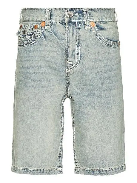 True Religion Vinny Super T Shorts - Light Wash