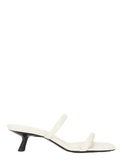 ANINE BING Hilda Mule Sandals - Ivory