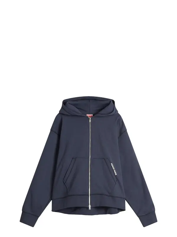Kenzo Gots Jungle Elephant Full Zip Hoodie - Midnight Blue