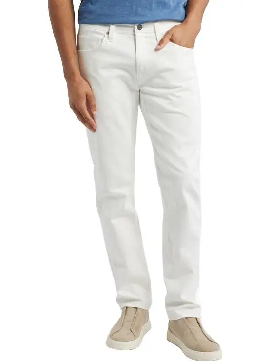 Nordstrom Slim Straight-leg Stretch Cotton Jeans - Soft White