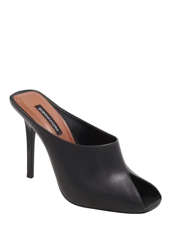Bcbgmaxazria Zenith Peep Toe Mule - Black