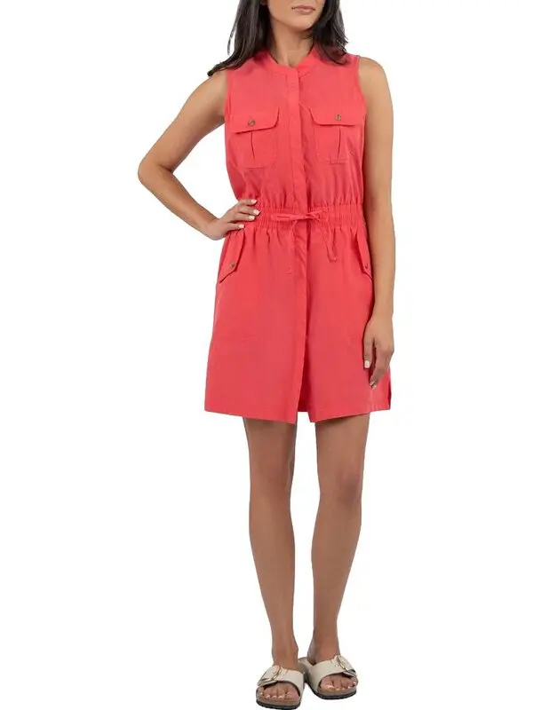 Kut From The Kloth Remy Utility Shirt Dress - Poppy