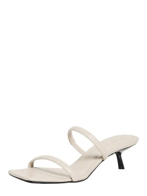 ANINE BING Hilda Mule Sandals - Bone