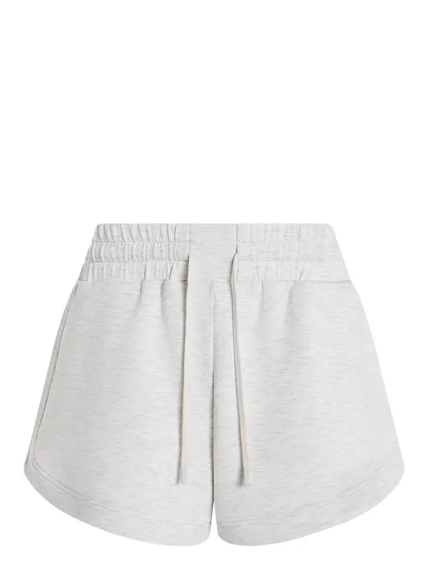 Varley Ollie High-rise Relaxed Shorts - Ivory Marl