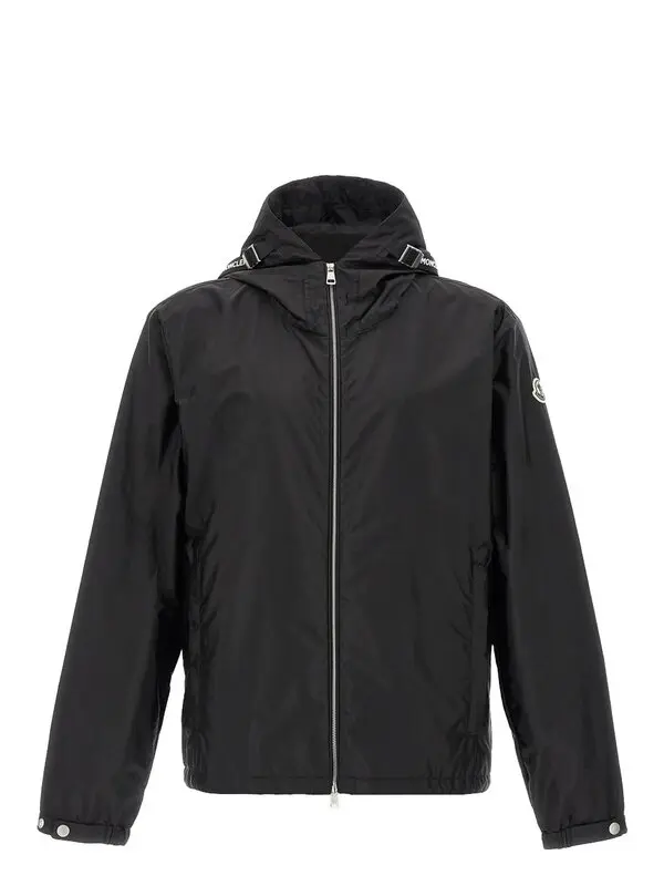 Moncler Remoray' Waterproof Nylon Raincoat - Black