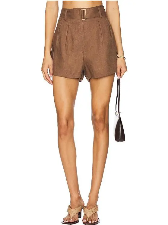 HEVRON Zinna Short - Chocolate