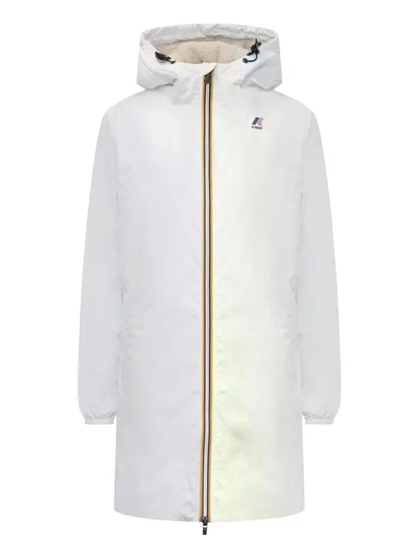 K-WAY Le Vrai 3.0 Eiffel Coat - White