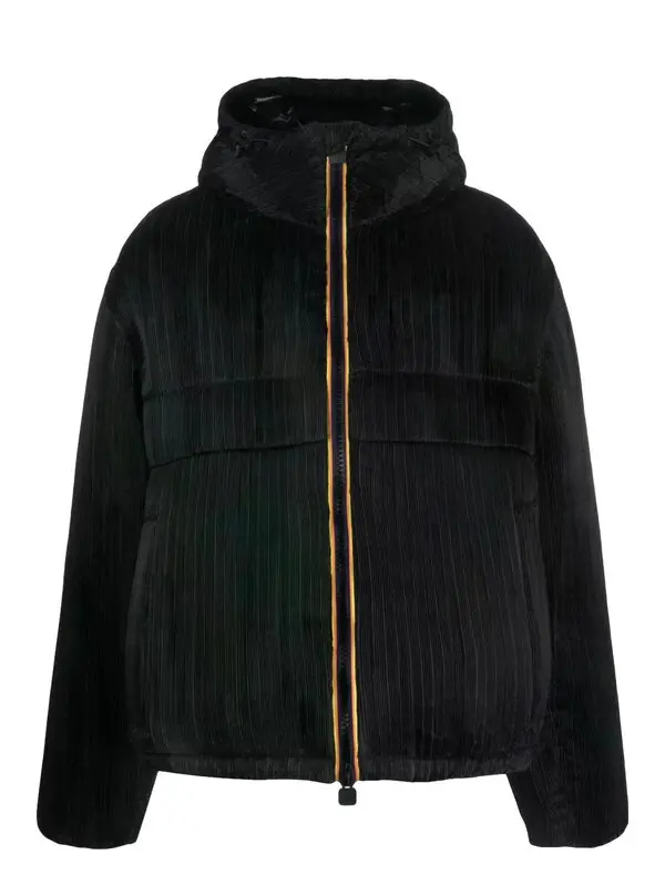 K-WAY Hooded Duck-down Puffer Jacket - Black
