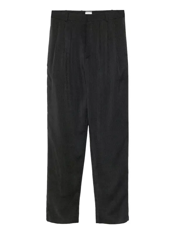 Saint Laurent Polka-dot Trousers - Black