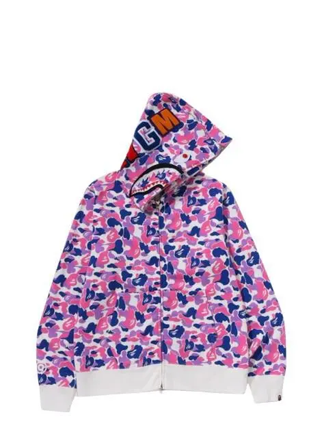 BAPE Store Guangzhou Separate Shark Full Zip Hoodie - Multicolor