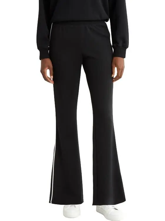 SPANX® Airessentials Pique Flare Leg Pants - Very Black