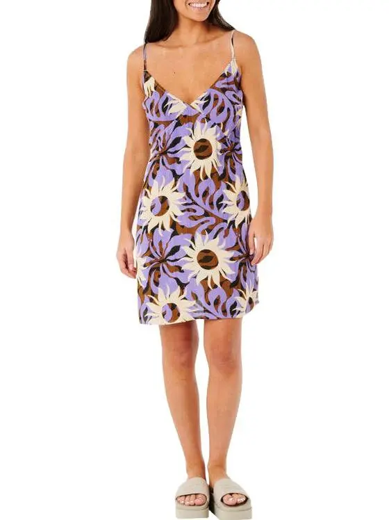 Rip Curl Sundrenched Slipdress - Yellow Multi