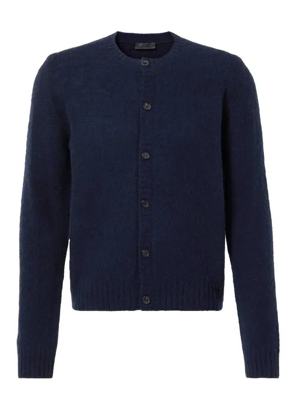 Prada Wool Cardigan - Blue