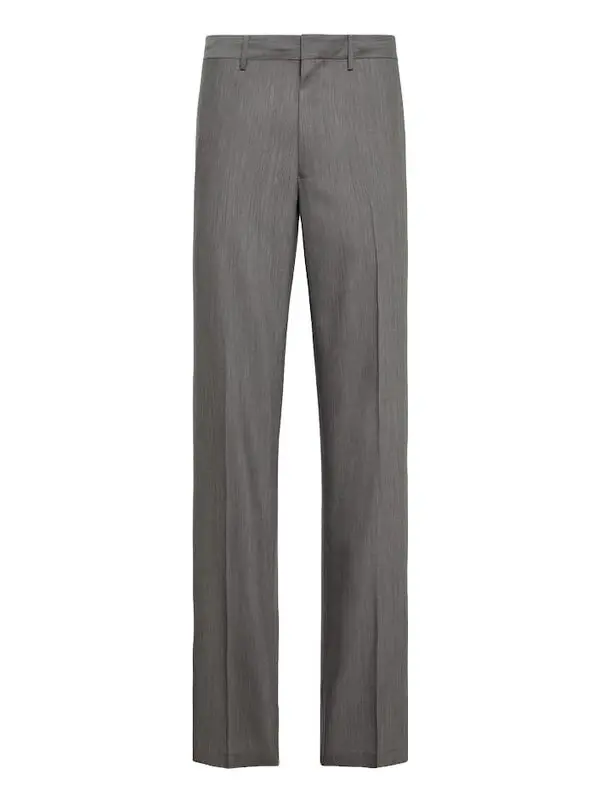 Prada Mohair Slim Trousers - Grey