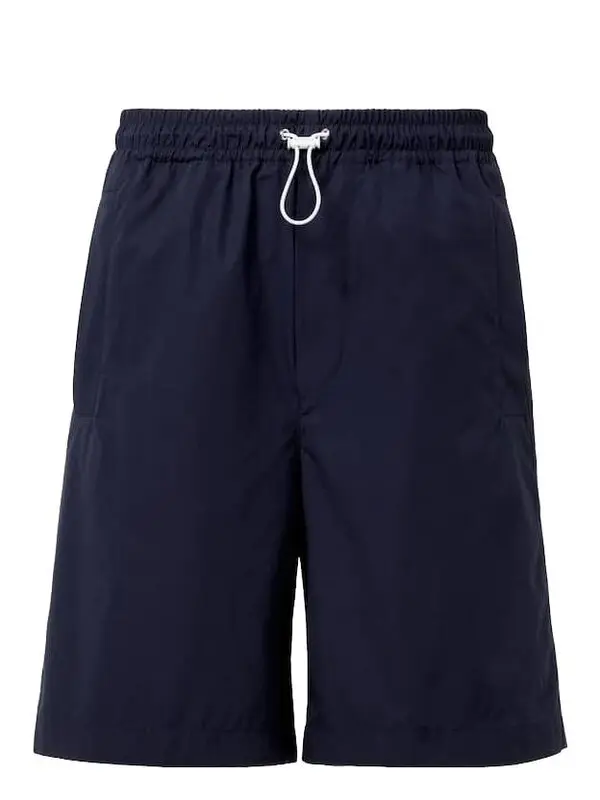 Gucci Cotton Poplin Shorts - Blue