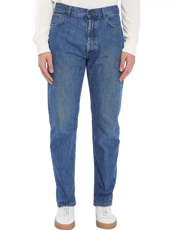 THE ROW Burt Straight Leg Jeans - Blue