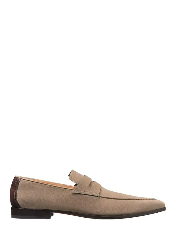 Berluti Demesure Flex Suede Penny Loafers - Visone