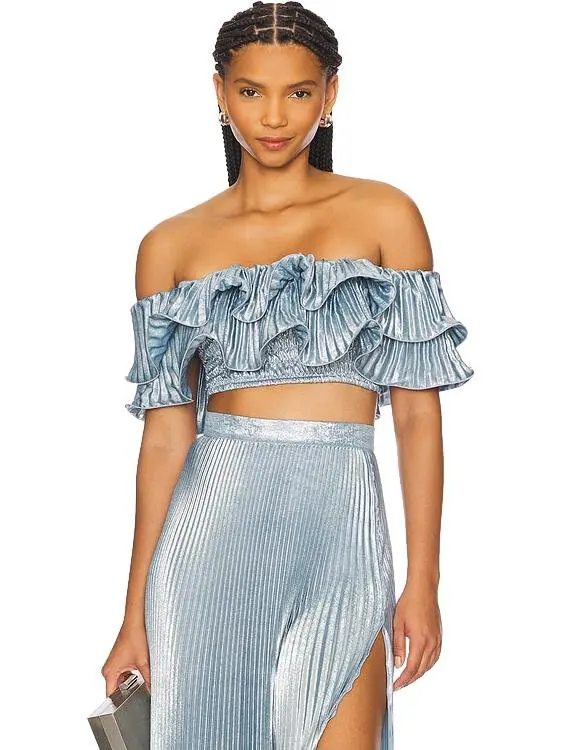 L'IDEE Debut Top - Polar Shimmer