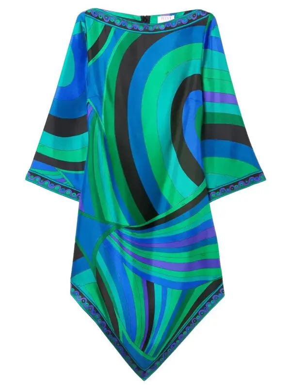 Emilio Pucci Iride-print Tunic Dress - Green