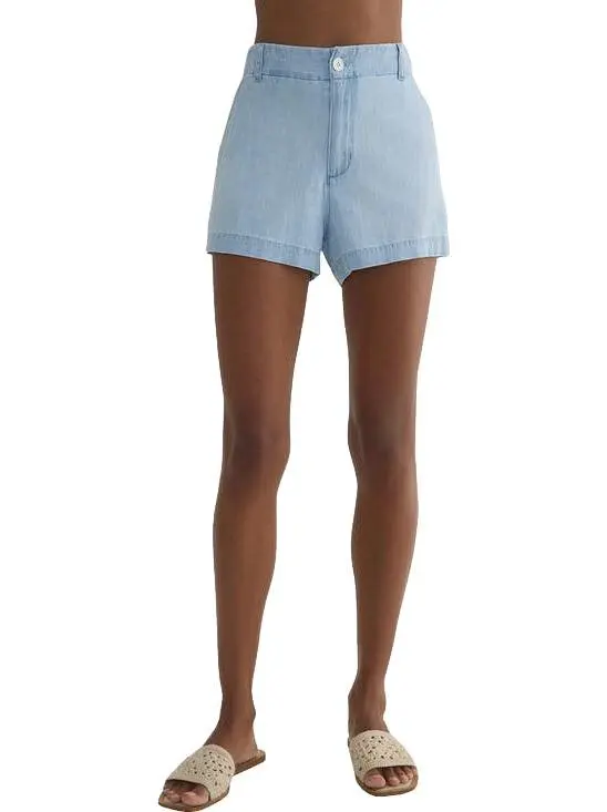 Bella Dahl Elle Playa Denim Shorts - Coastal Capri Wash