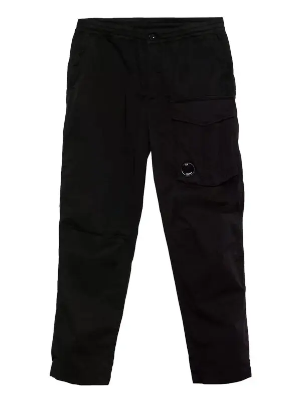 C.P. COMPANY Lens-detail Trousers - Black