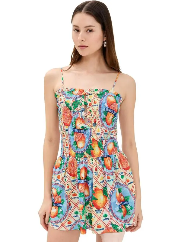 DAMSON MADDER Fleur Mini Dress - Multi