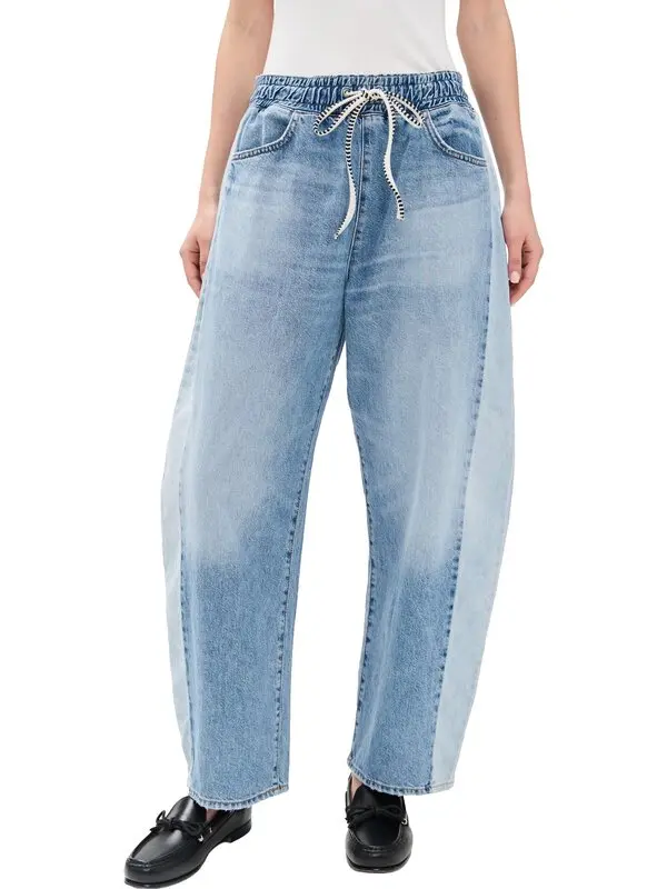 ASKK NY Cancun Paneled Denim Pants - Berkeley