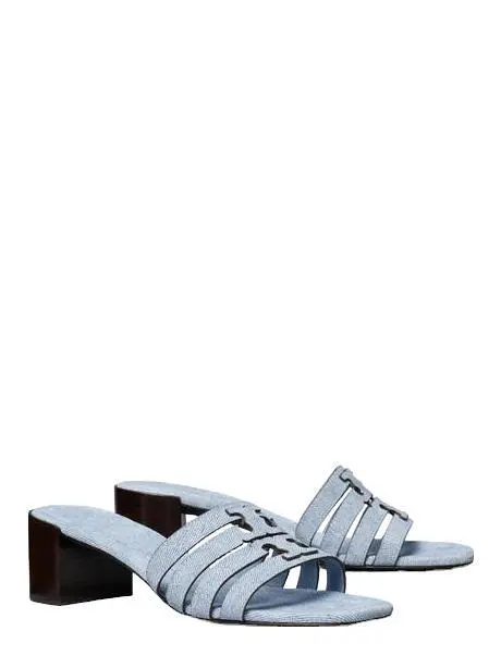 Tory Burch Ines Slide Sandal - Blue Cloud / Blue Cloud