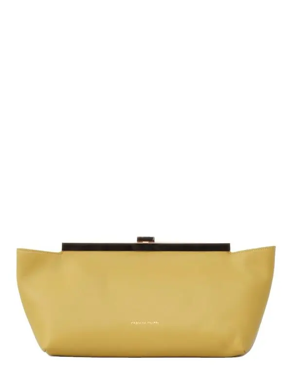 Fabiana Filippi Leather Pouch - Yellow
