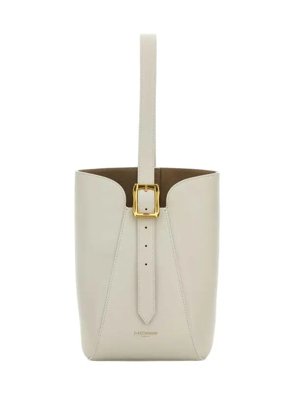 J & M DAVIDSON Quiver Nano Bucket Bag - White