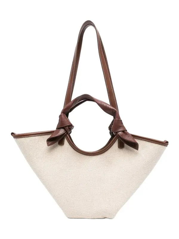 Hereu Fonol Small Canvas Tote - Brown