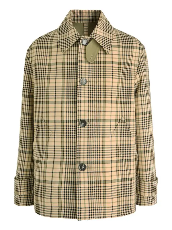 Ami Plaid Print Canvas Jacket - Multicoloured 1