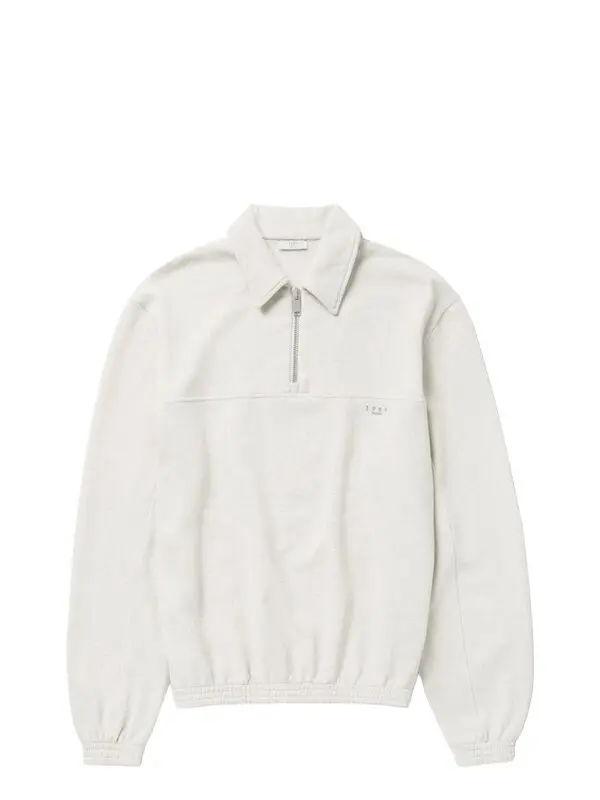 1989 STUDIO Half Zip Sweatshirt - Beige