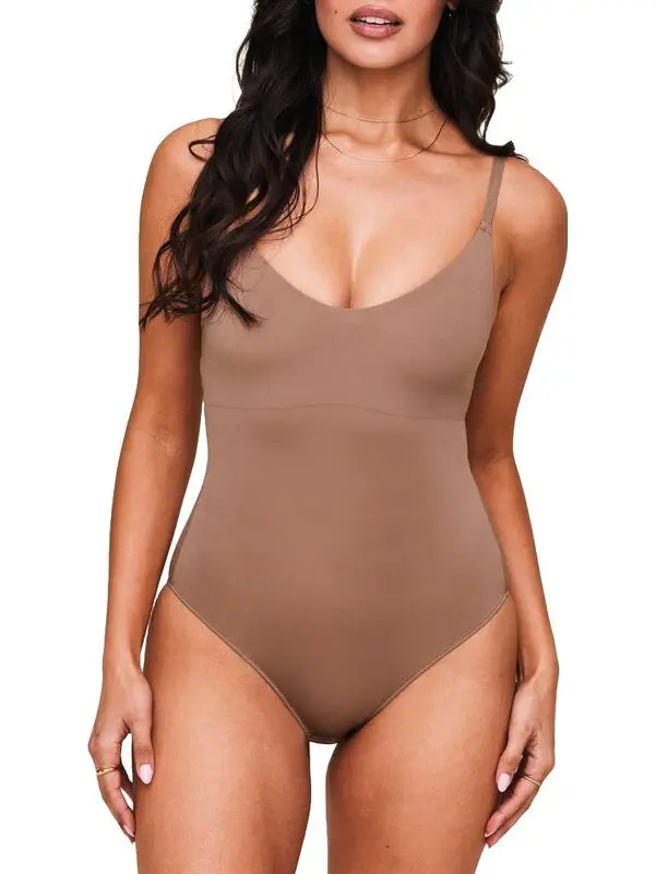 ADORE ME Smoothing Bodysuit - Medium Beige