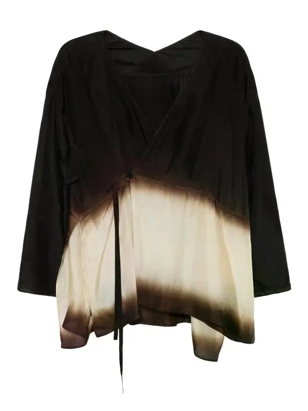 LESS Silk Top - Brown