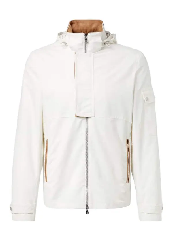 Brunello Cucinelli Cotton-blend Jacket - White