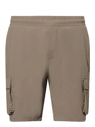 ARNE Utility Cargo Stretch-woven Shorts - Olive