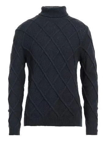 DANIELE FIESOLI Merino Wool Blend Turtleneck - Blue