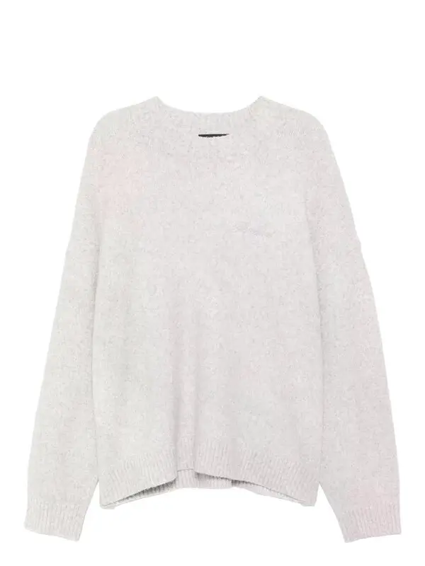 REPRESENT Marled-knit Jumper - Grey