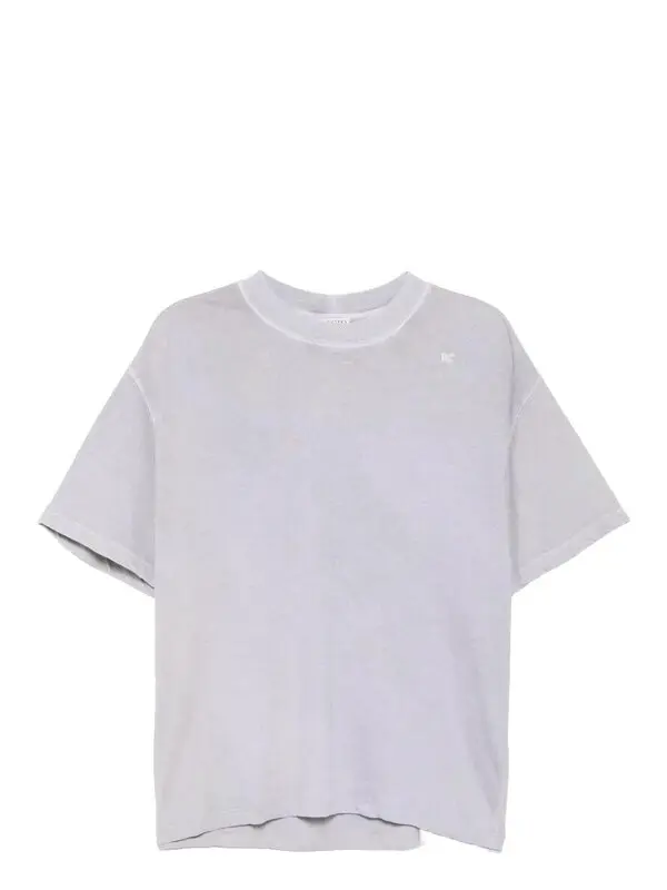 RECTO Vintage-washed Cotton T-shirt - Grey