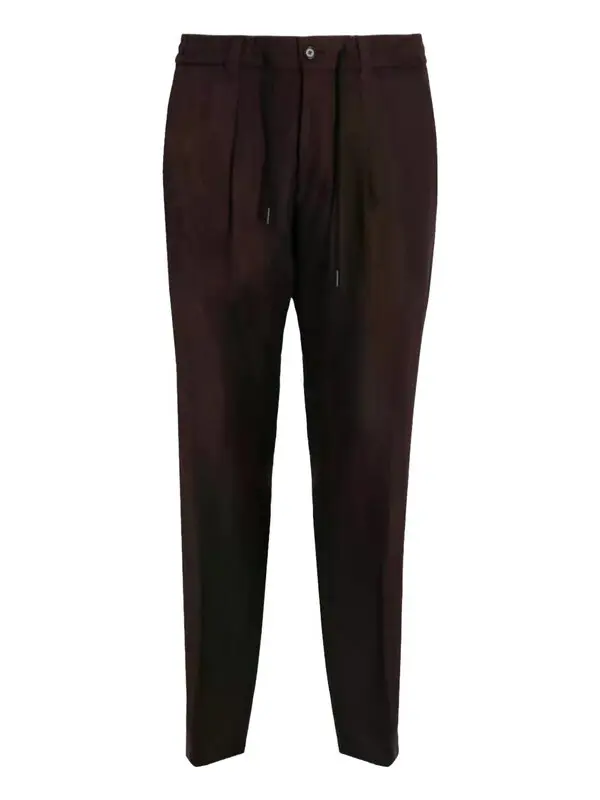 Hugo Boss Bardon Tapered Leg Trousers - Red