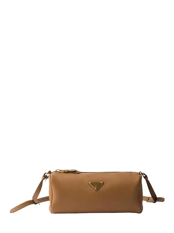 Prada Leather Pouch - Caramel